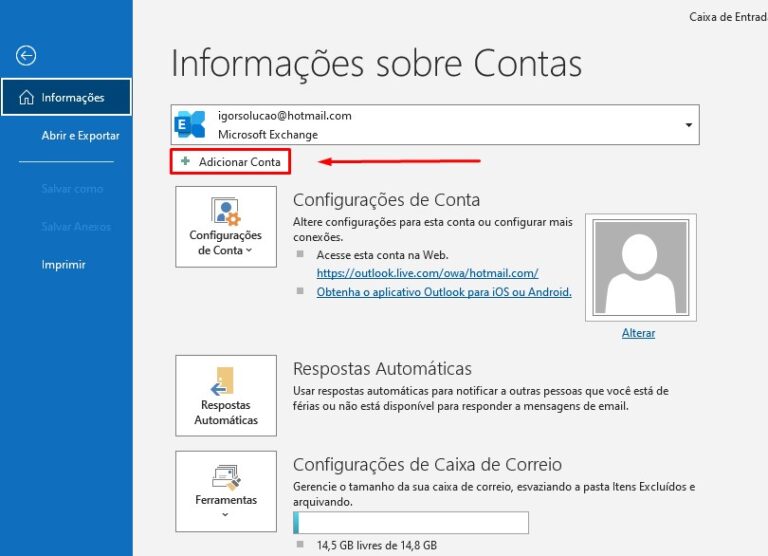 Como Configurar Email Corporativo no Outlook - Agencia 4UP